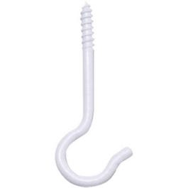 White Ceiling Hooks, 5-Pack - Hanson, MA - Wyman's Garden Center