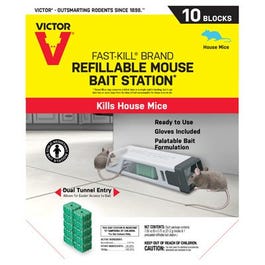 Mouse Bait Station, Refillable, 10-Ct. - Hanson, MA - Wyman's Garden Center