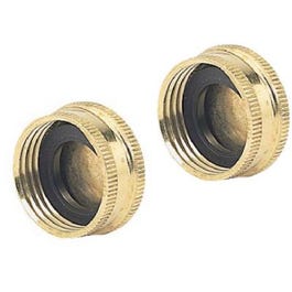 2-Pack Brass Hose Caps - Hanson, MA - Wyman's Garden Center