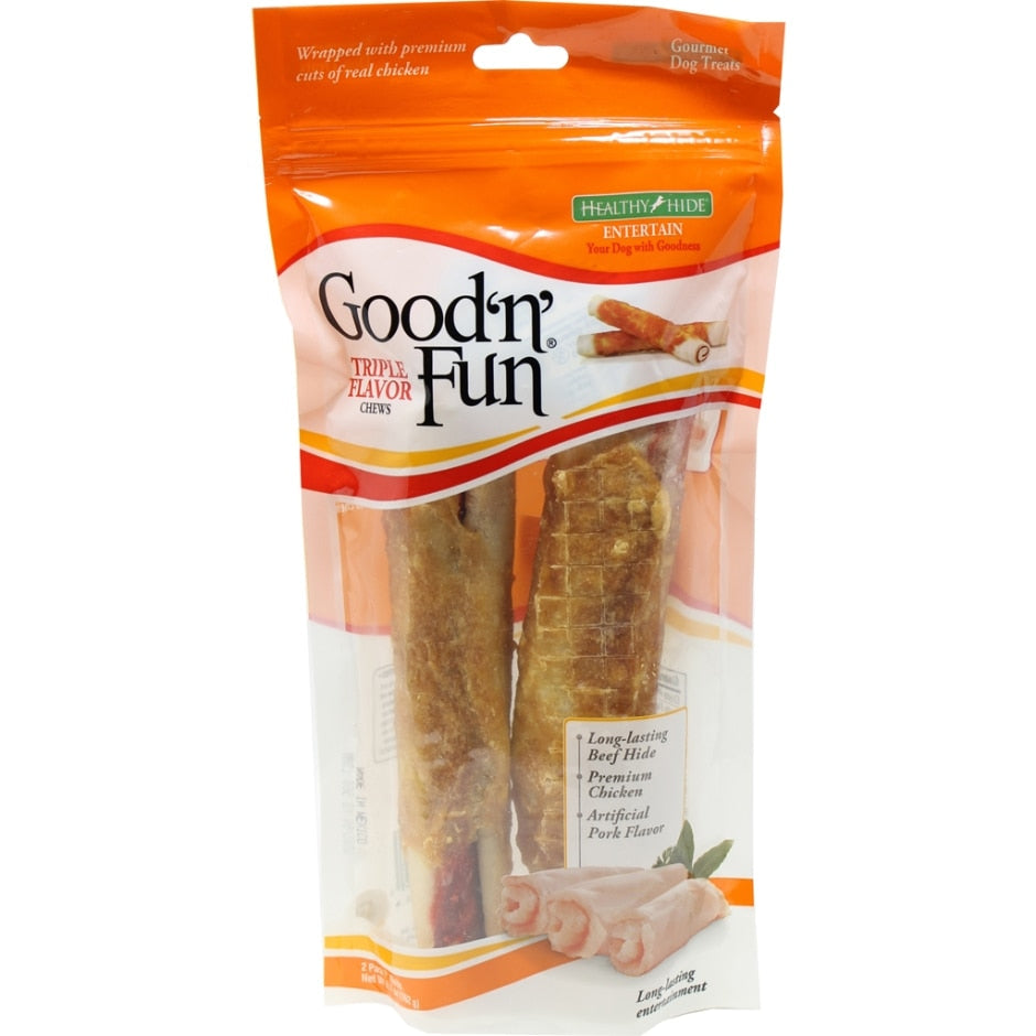 Healthy Hide Good N Fun Triple Flavor Rolls - Hanson, MA - Wyman's ...