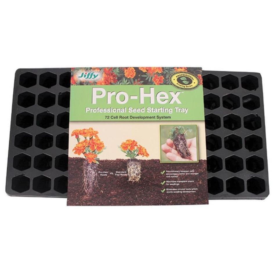 Jiffy Pro-Hex Tray Professional Seed Starting Tray (72 Cell) - Hanson ...